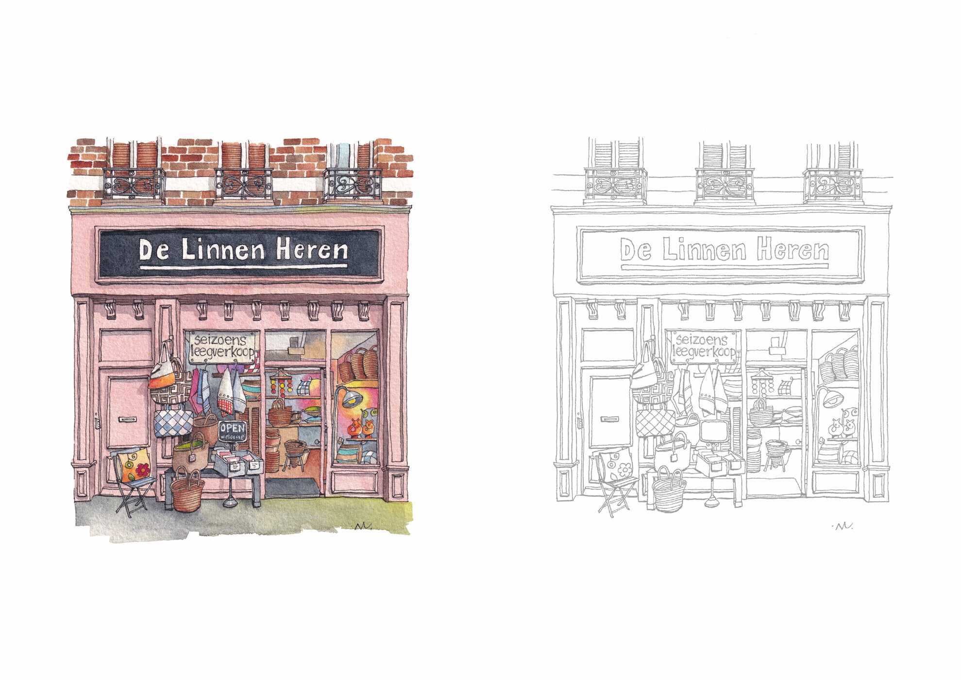 Urban Anna Coloring Book: A Whimsical World | Book by Astrid Wielinga ...