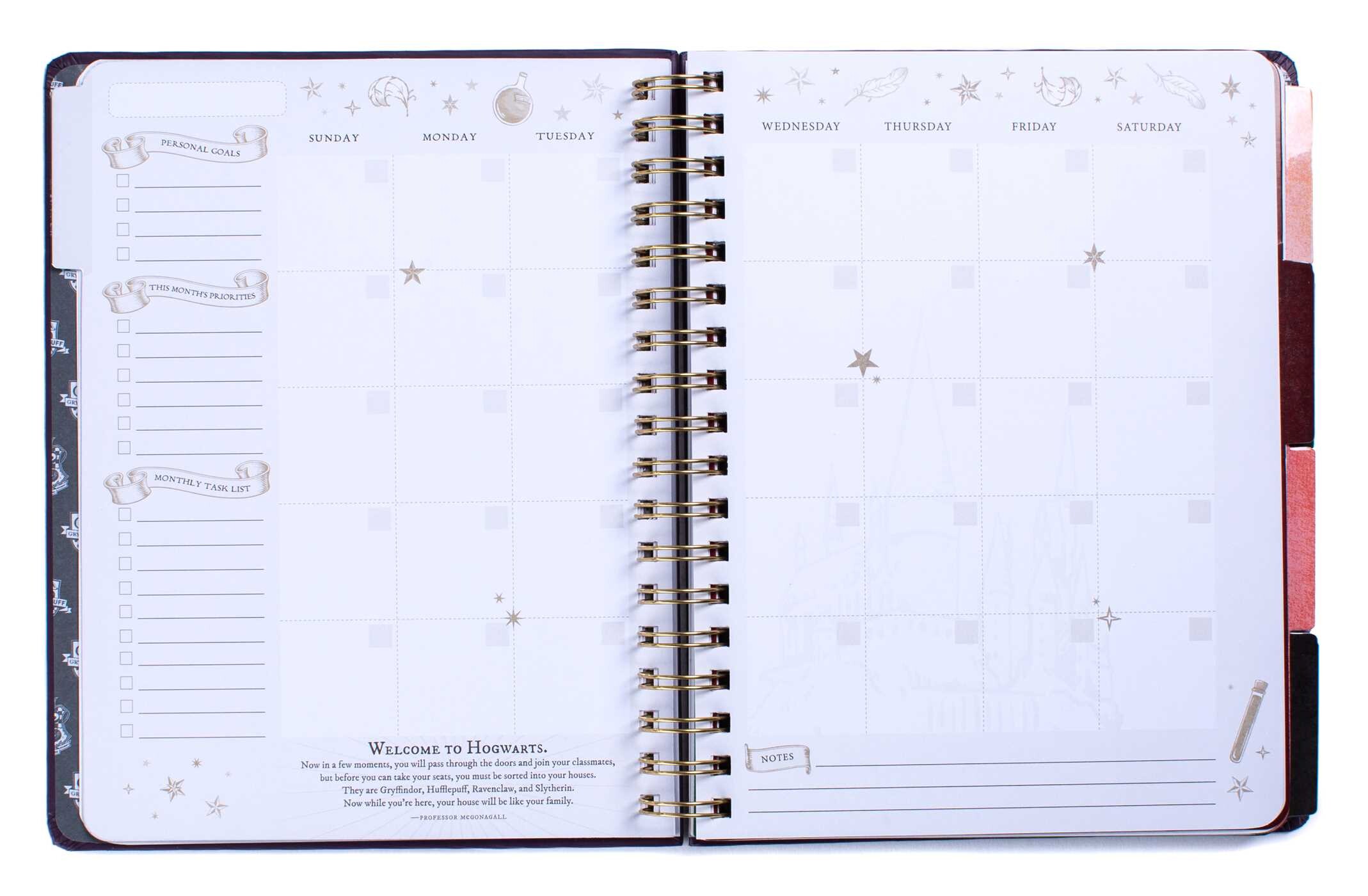 Harry Potter: Hogwarts Teacher's 12-Month Undated Planner | Book by ...