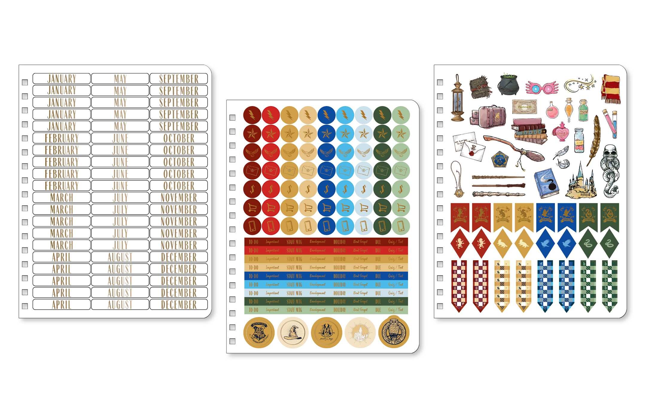 Harry Potter: Hogwarts Teacher's 12-Month Undated Planner | Book by ...