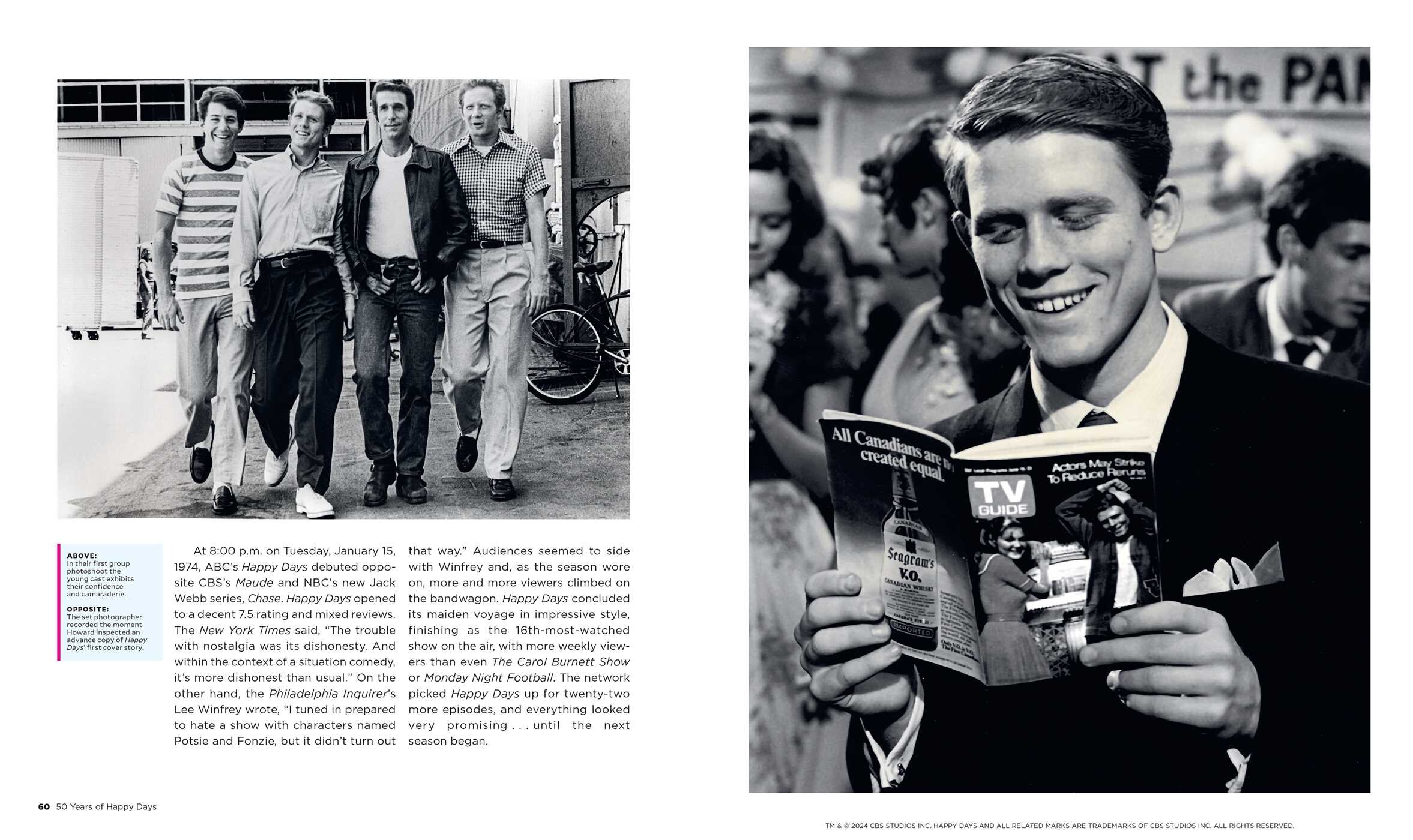 50 Years of Happy Days | Book by Brian Levant, Fred Fox Jr., Henry ...