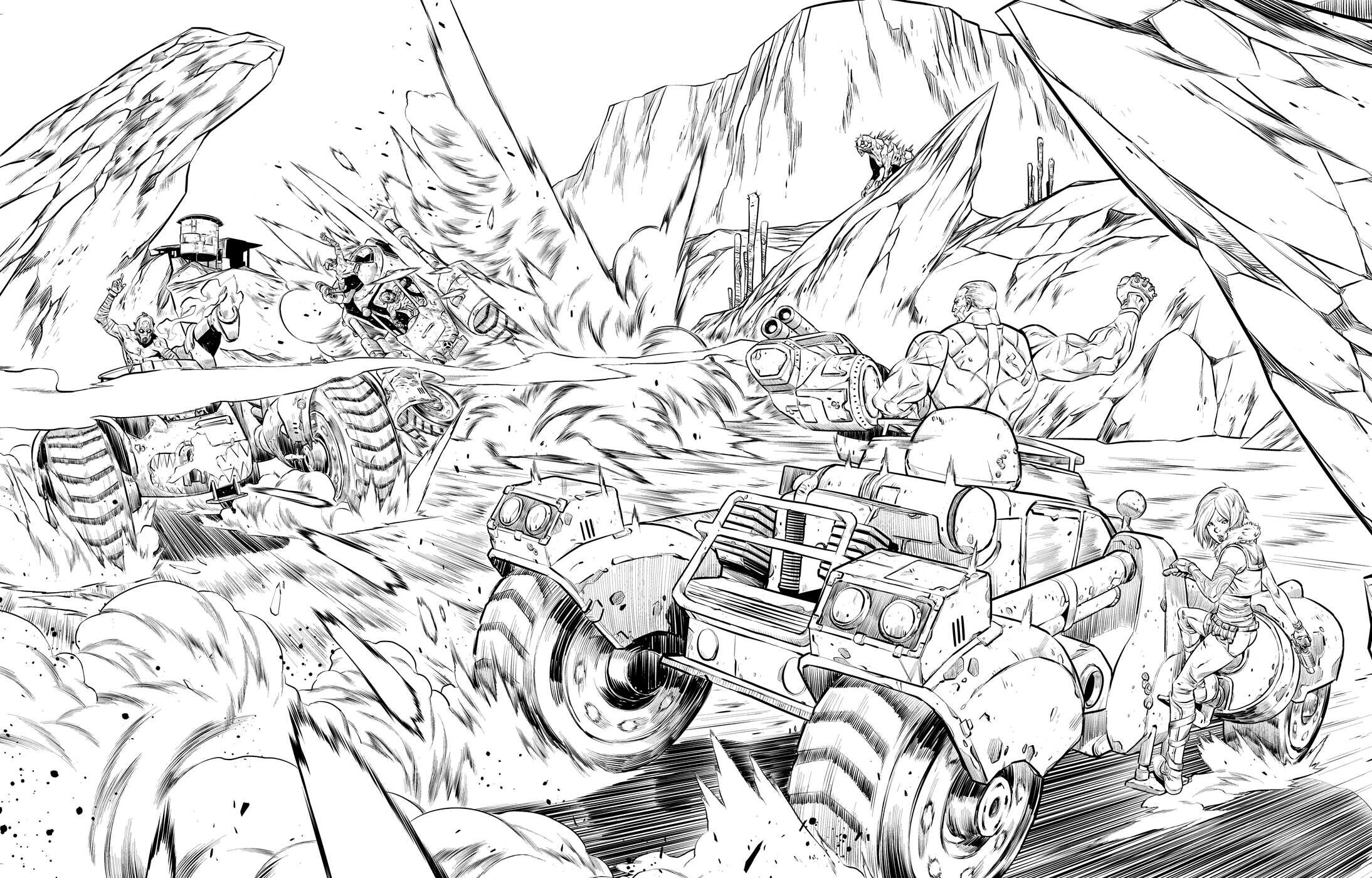 Borderlands: The Official Coloring Book | Book by Elmer Damasco ...