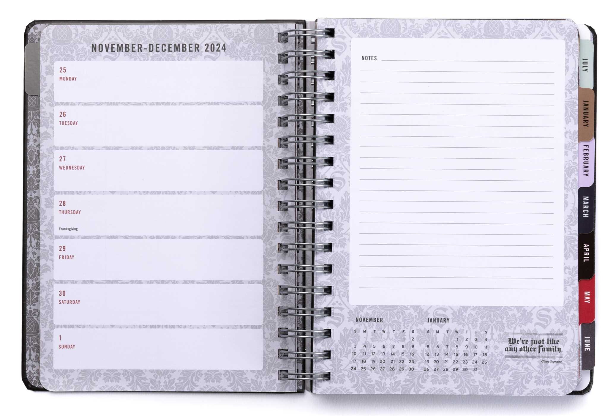 2025 The Sopranos 13-Month Weekly Planner | Book by Insights | Official ...