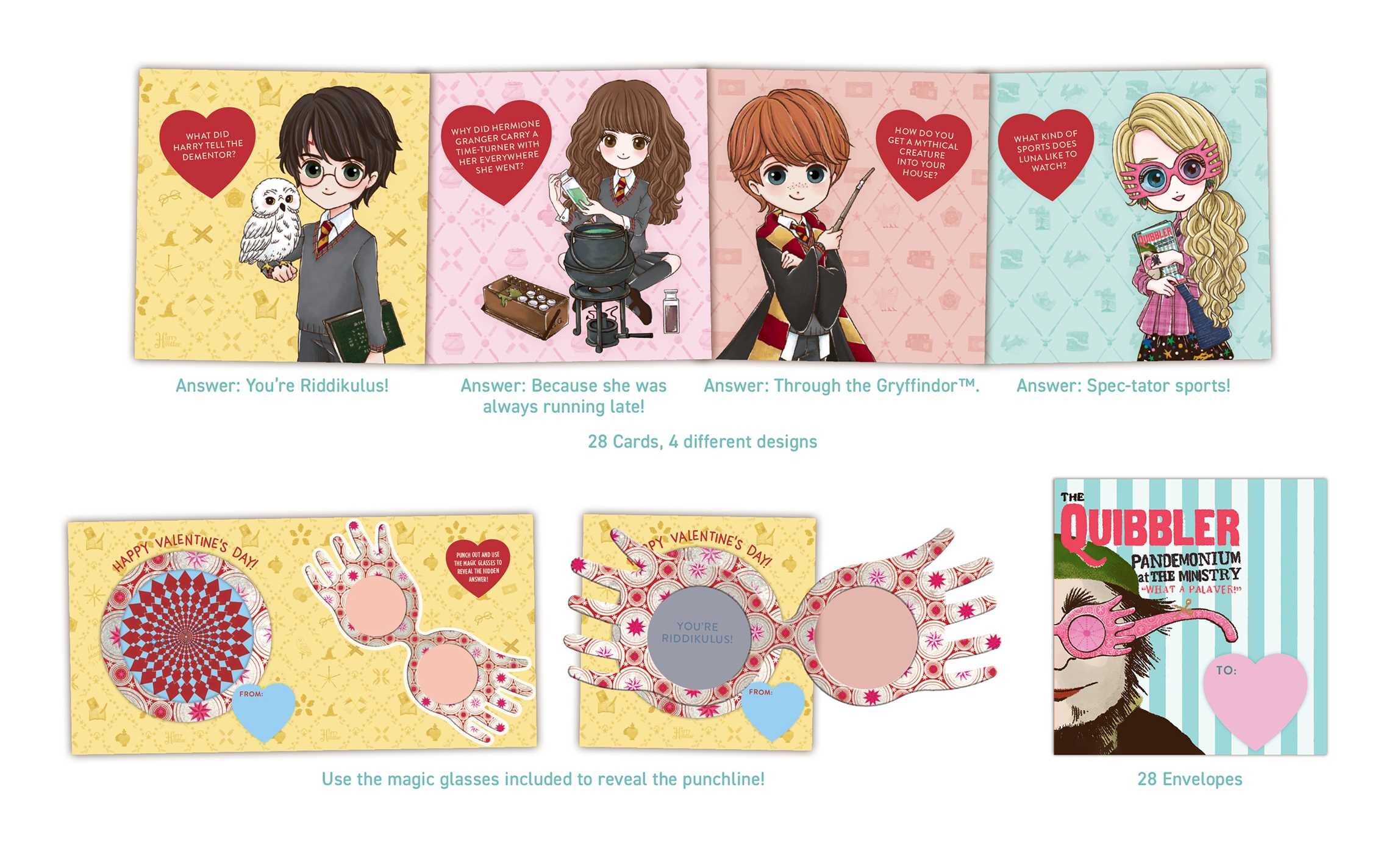 Harry Potter: Red Reveal Joke Valentines - Book Summary & Video ...