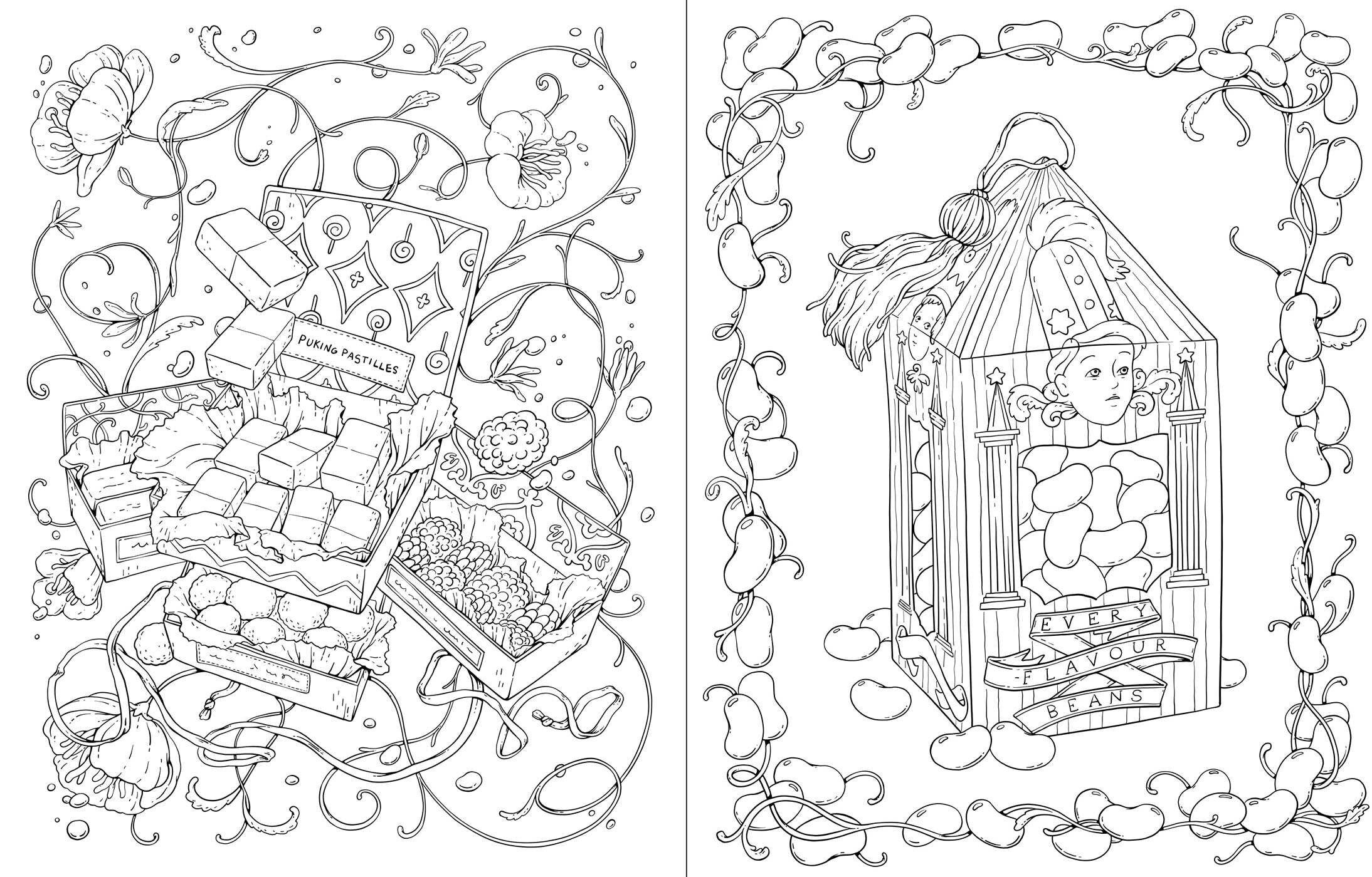 Harry Potter: An Official Sweets and Treats Coloring Book | Book by ...