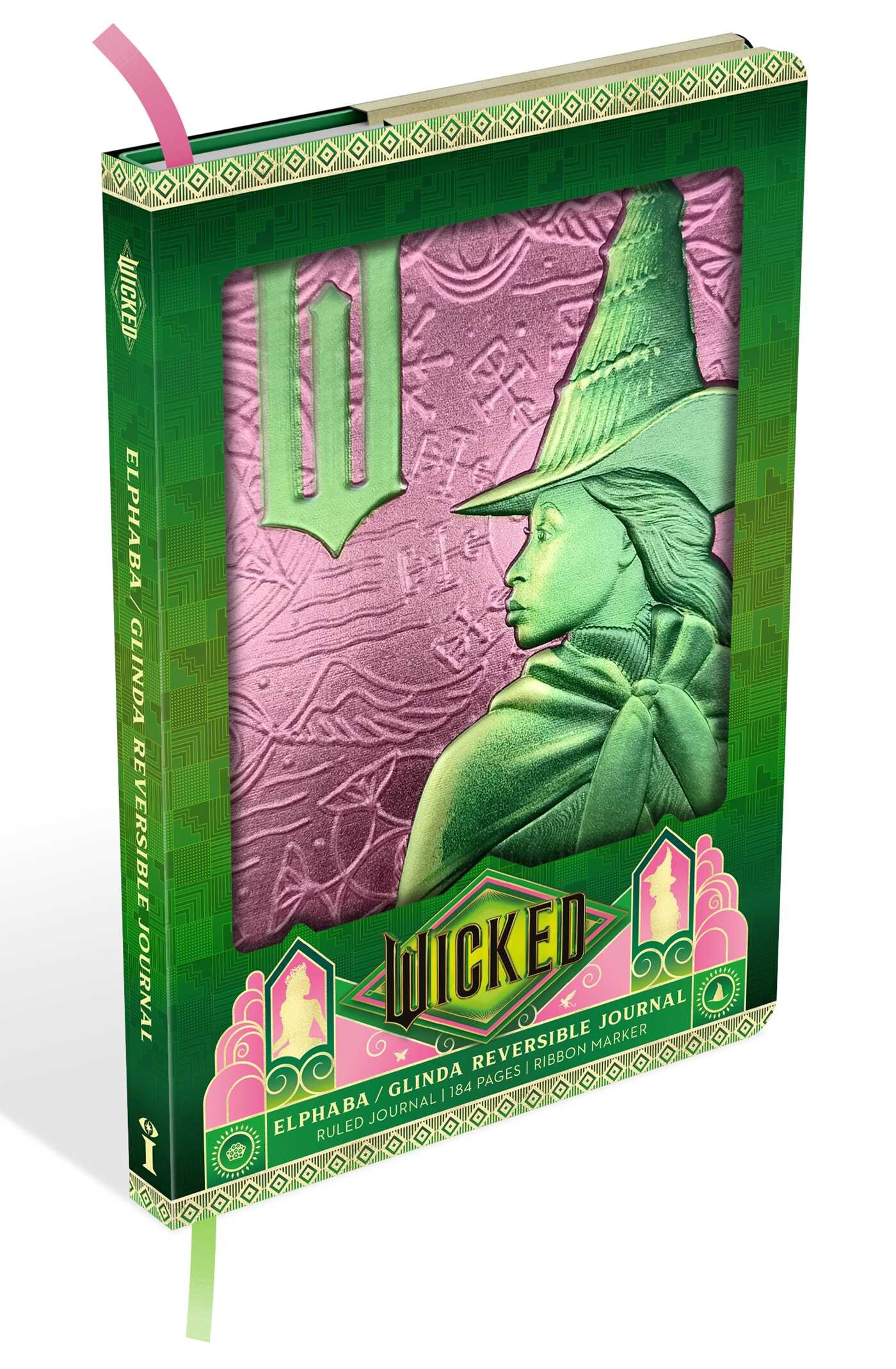 Wicked: Elphaba / Glinda Reversible Sculpted Journal | Book by Insight ...
