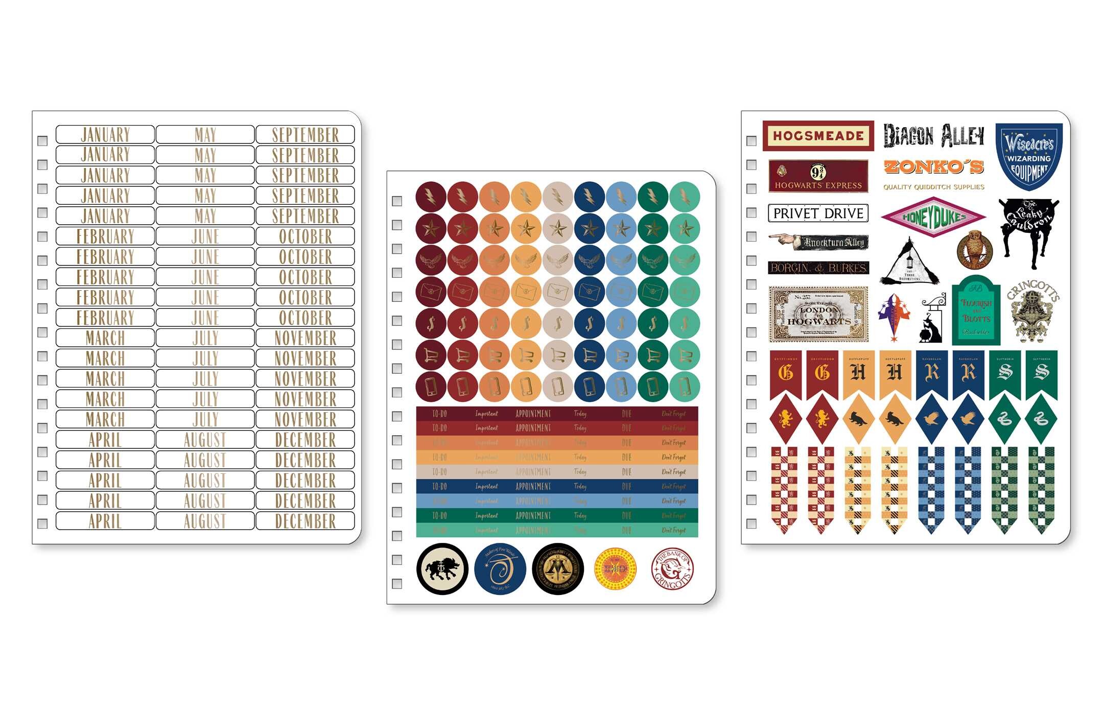 Harry Potter: Magical Places 12-Month Undated Planner | Book by Insight ...