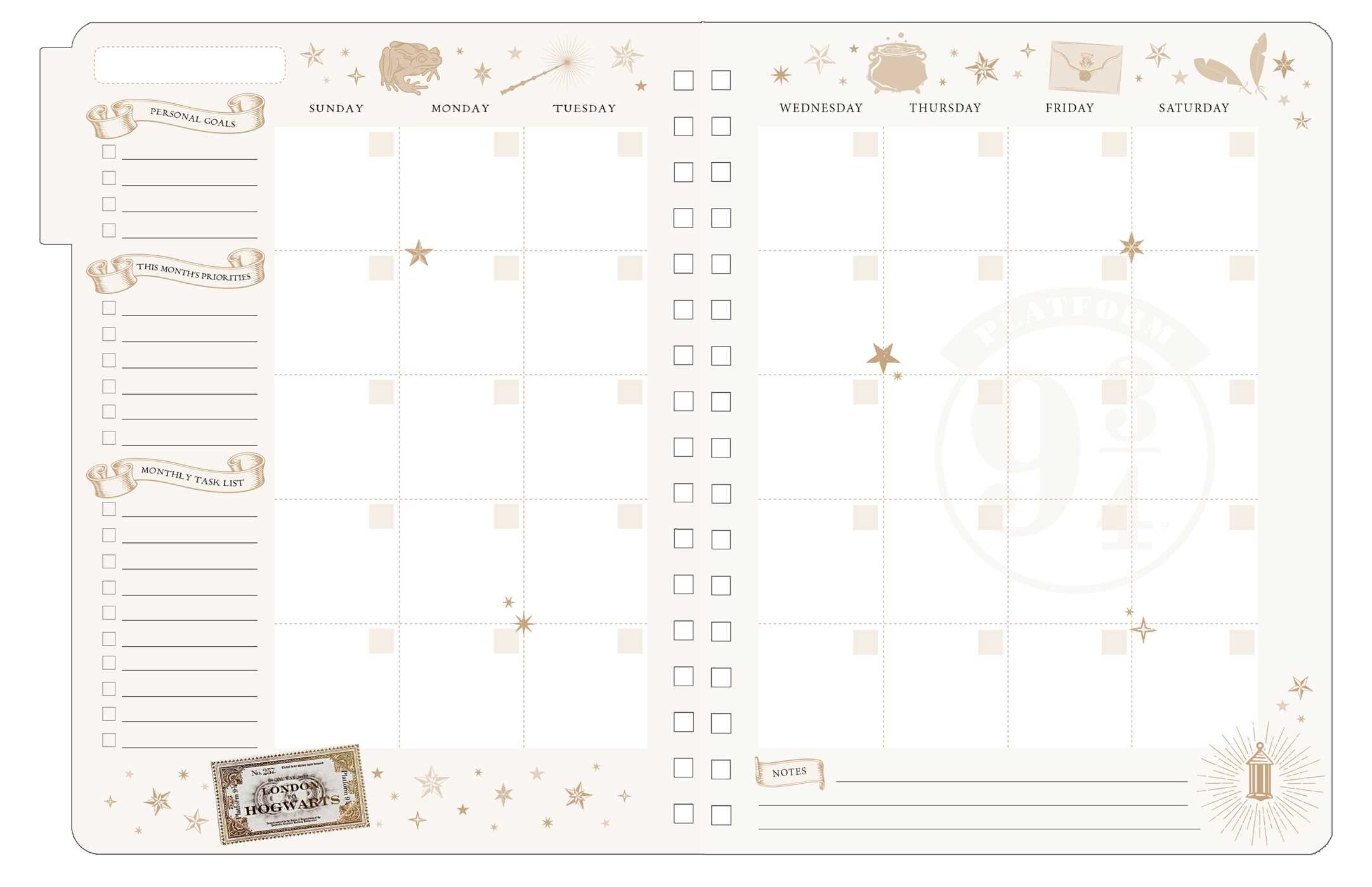 Harry Potter: Magical Places 12-Month Undated Planner | Book by Insight ...
