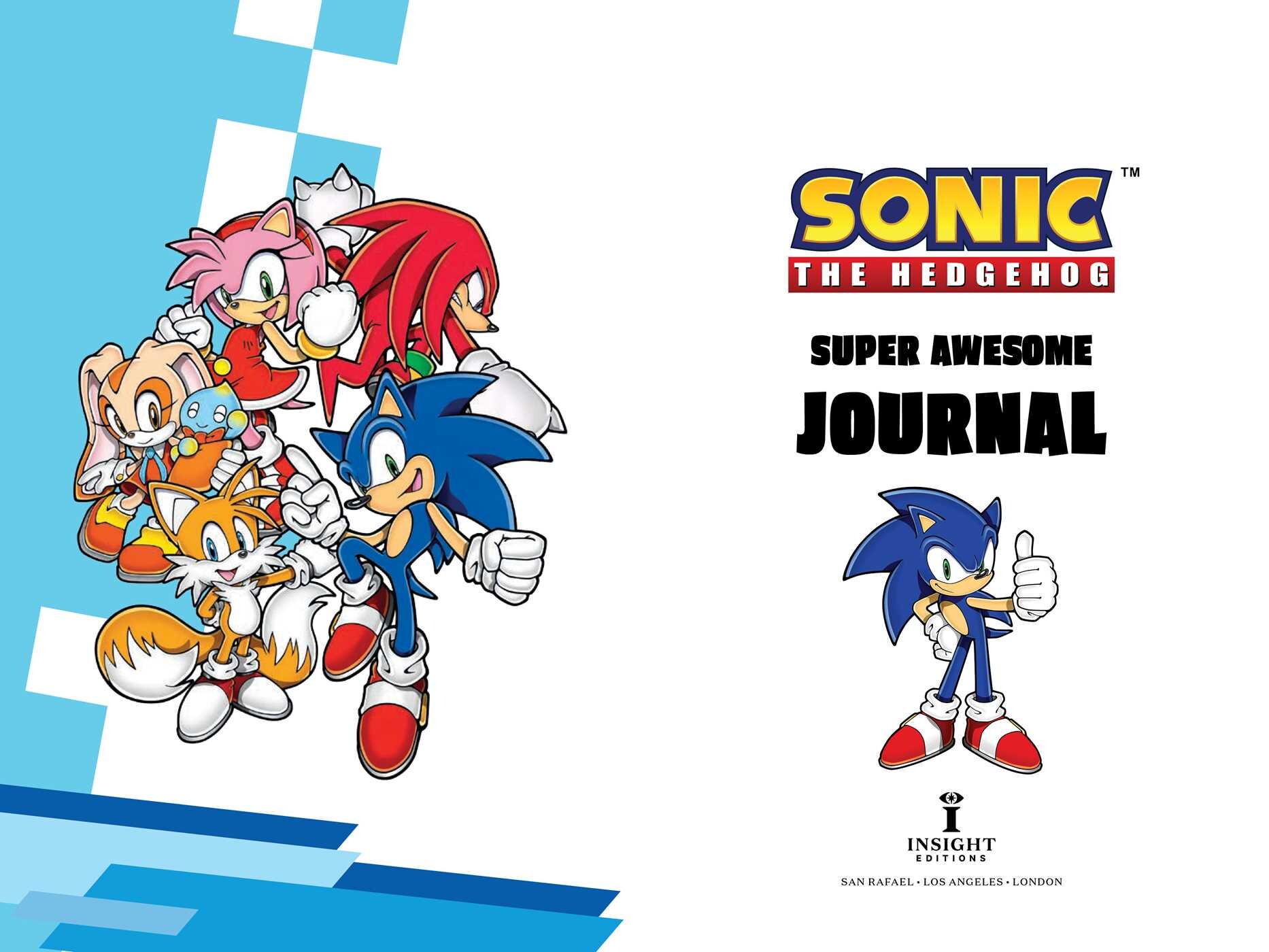 Sonic the Hedgehog Super Awesome Journal | Book by Ian Flynn | Official ...