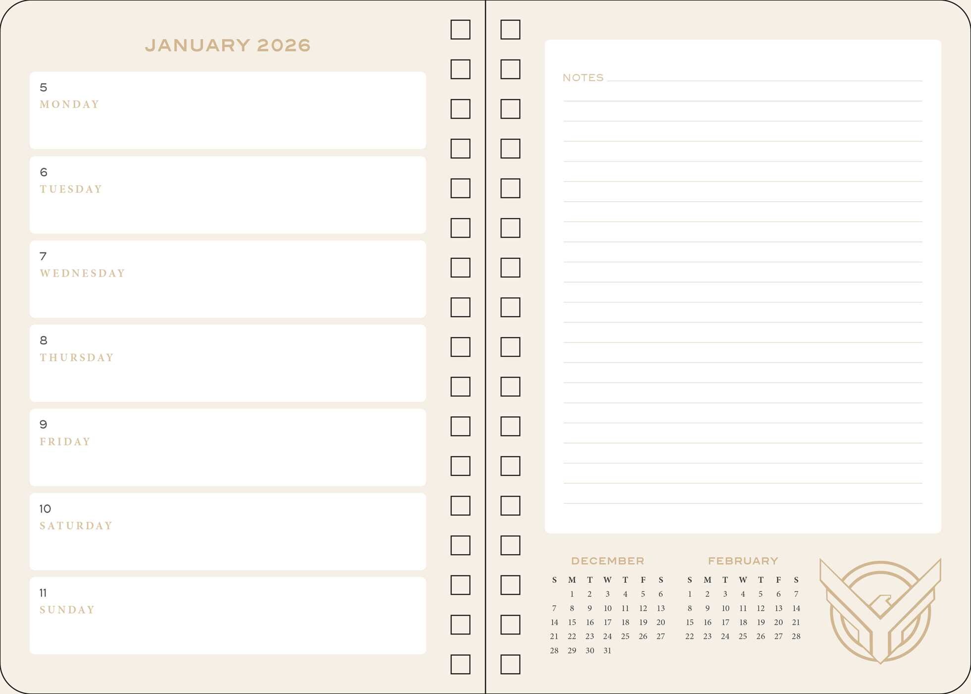 2026 Dune 13-Month Weekly Planner | Book by Insight Editions | Official ...
