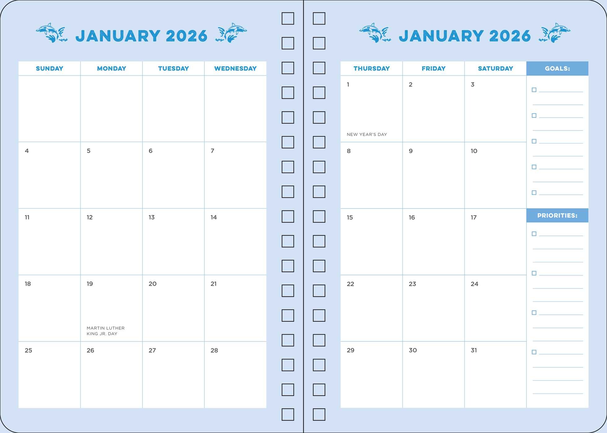 2026 Shark Week 13-Month Weekly Planner | Book by Insight Editions ...