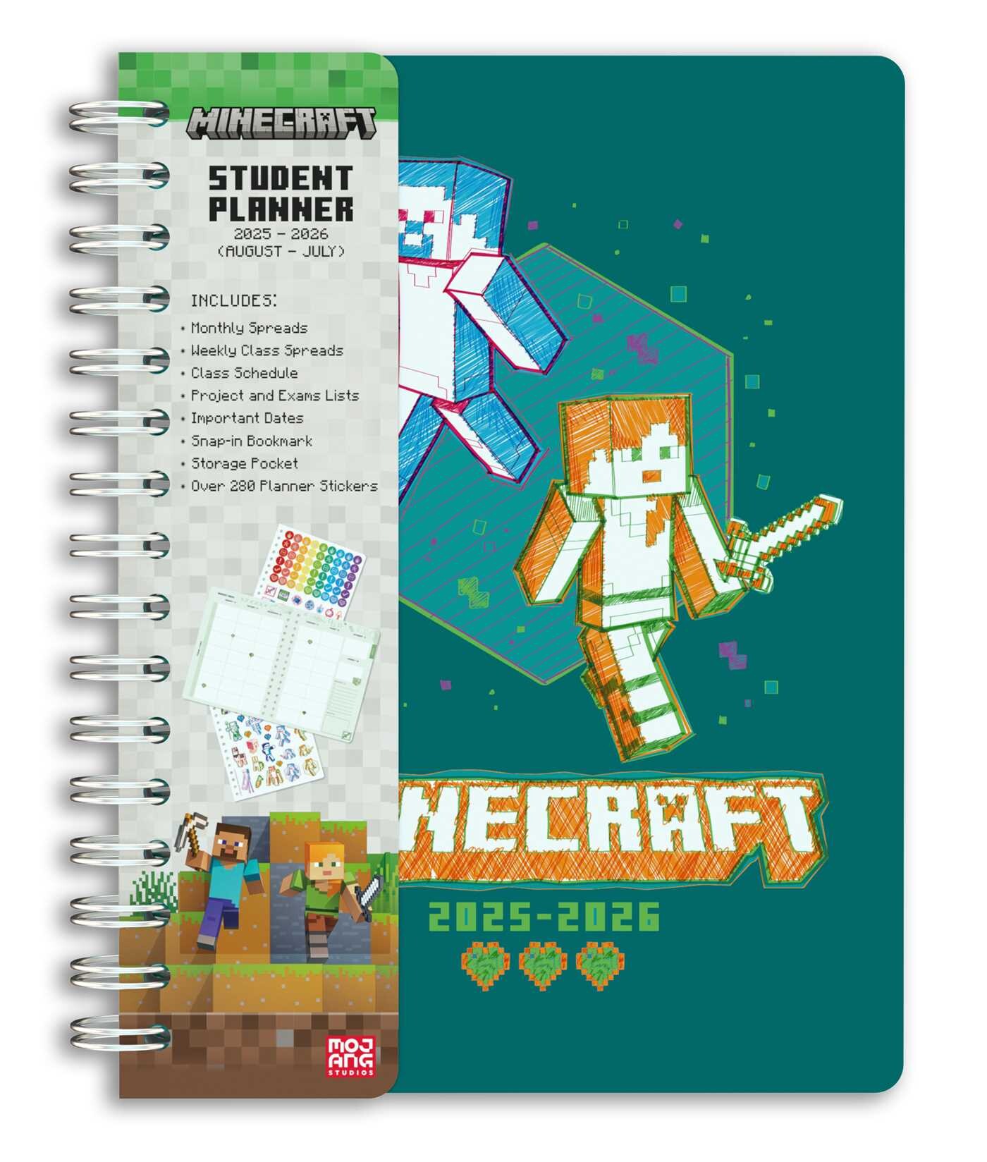 2025-2026 Minecraft Mobs Student Planner | Book by Insight Editions ...