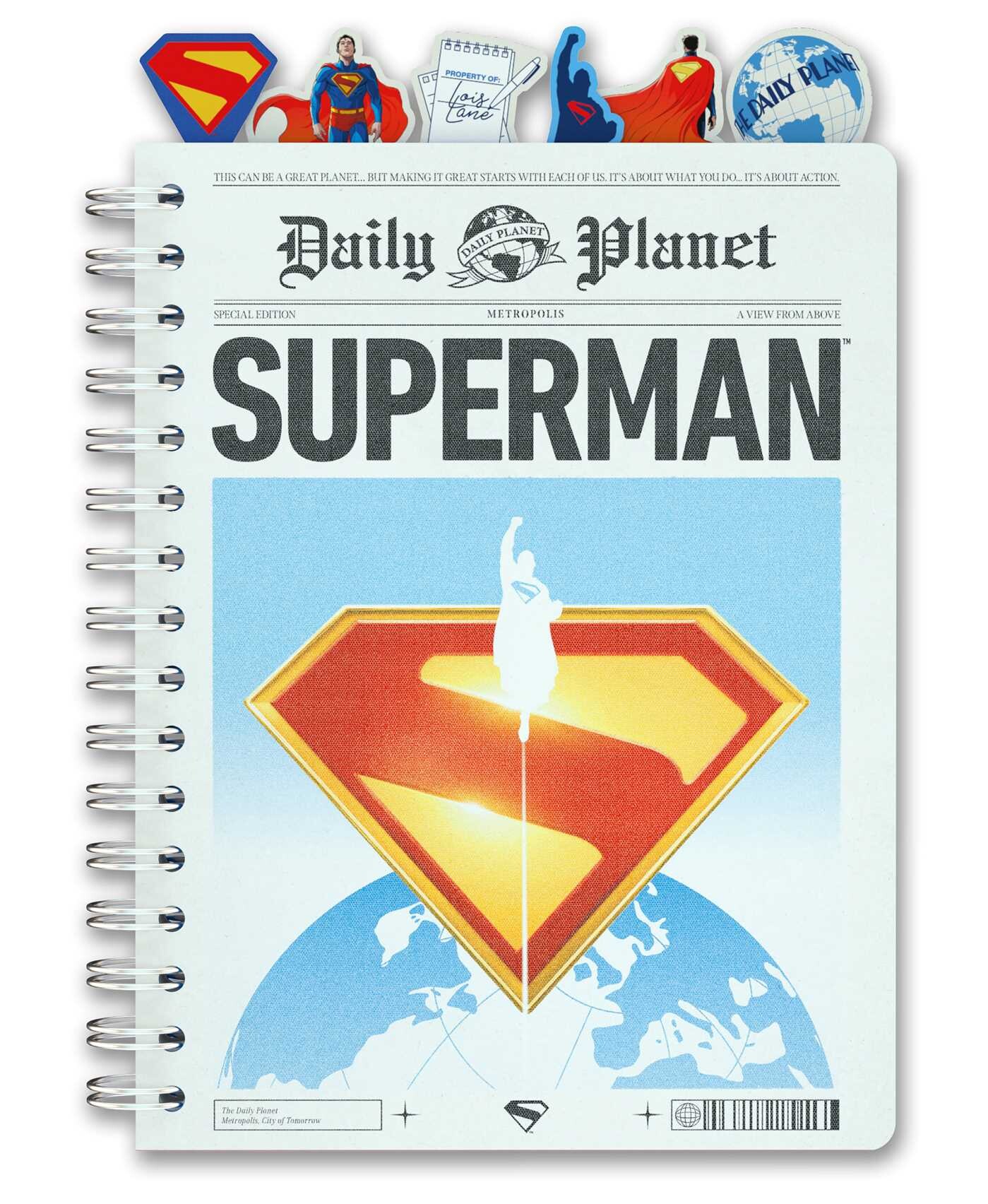 DC: Superman: The Daily Planet Spiral Notebook | Book by Insight ...
