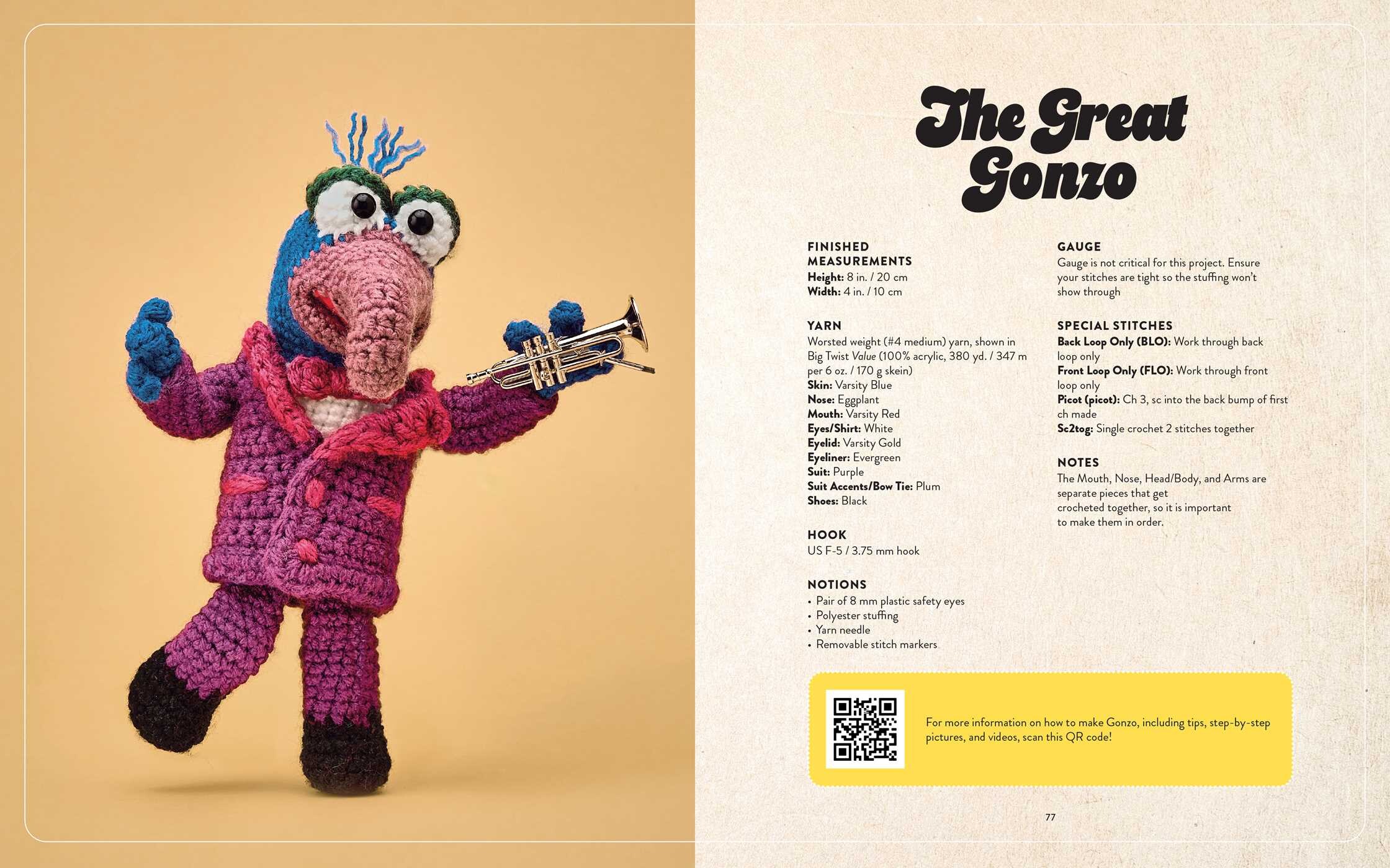 The Muppets Official Crochet Amigurumi | Book by Drew Hill | Official ...