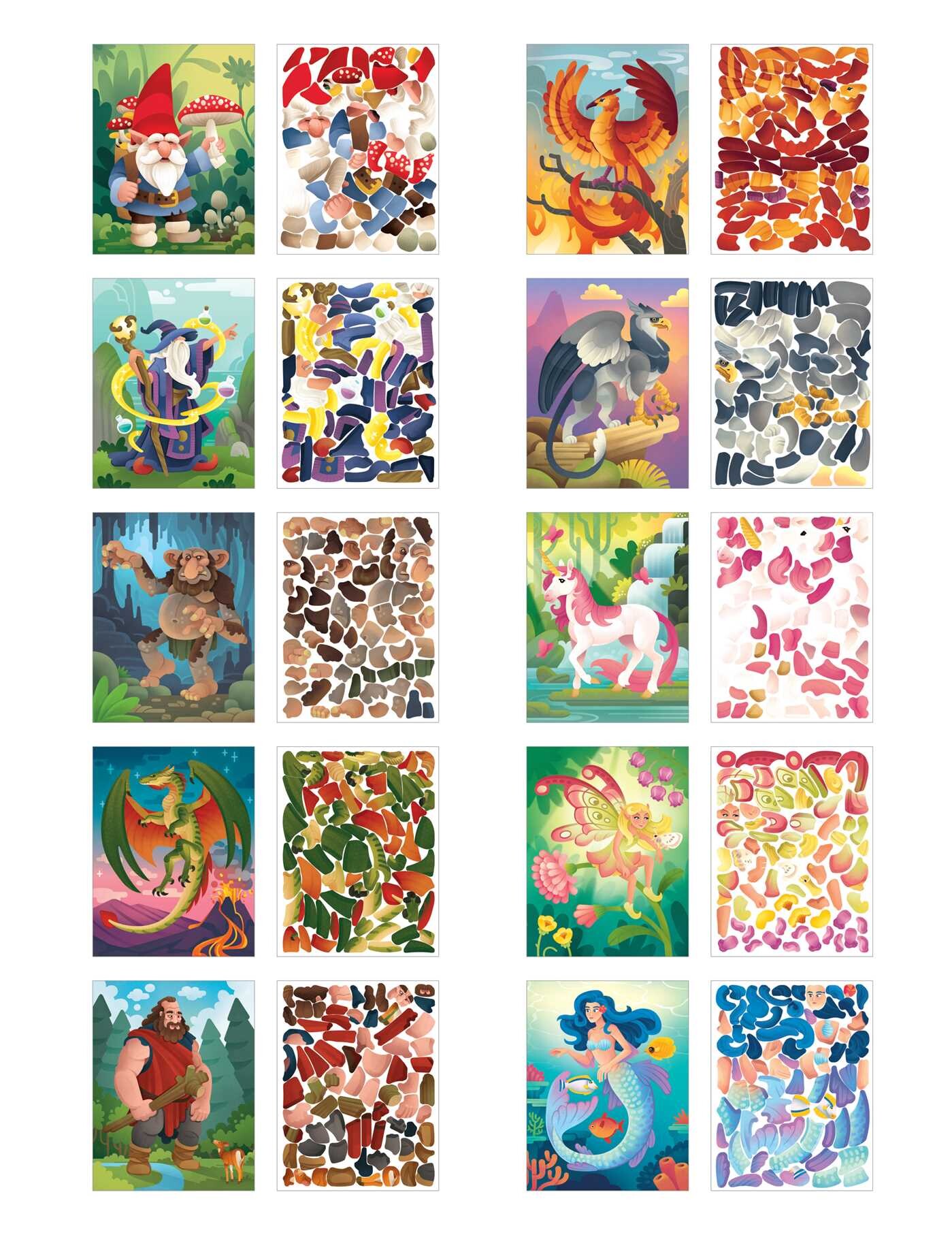 Sticker by Number: Mythical Creatures | Book by iSeek Ltd | Official ...