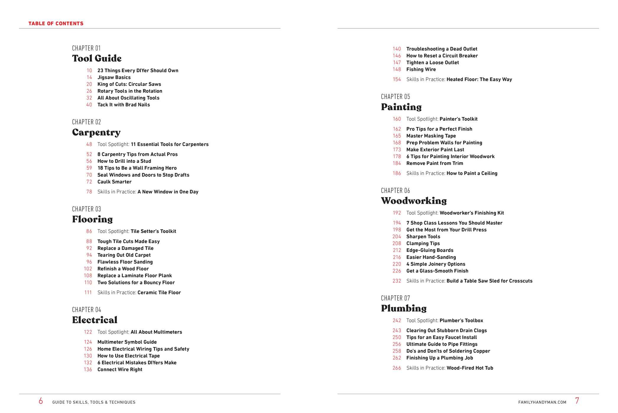 Family Handyman Guide to Skills, Tools & Techniques | Book by Family ...