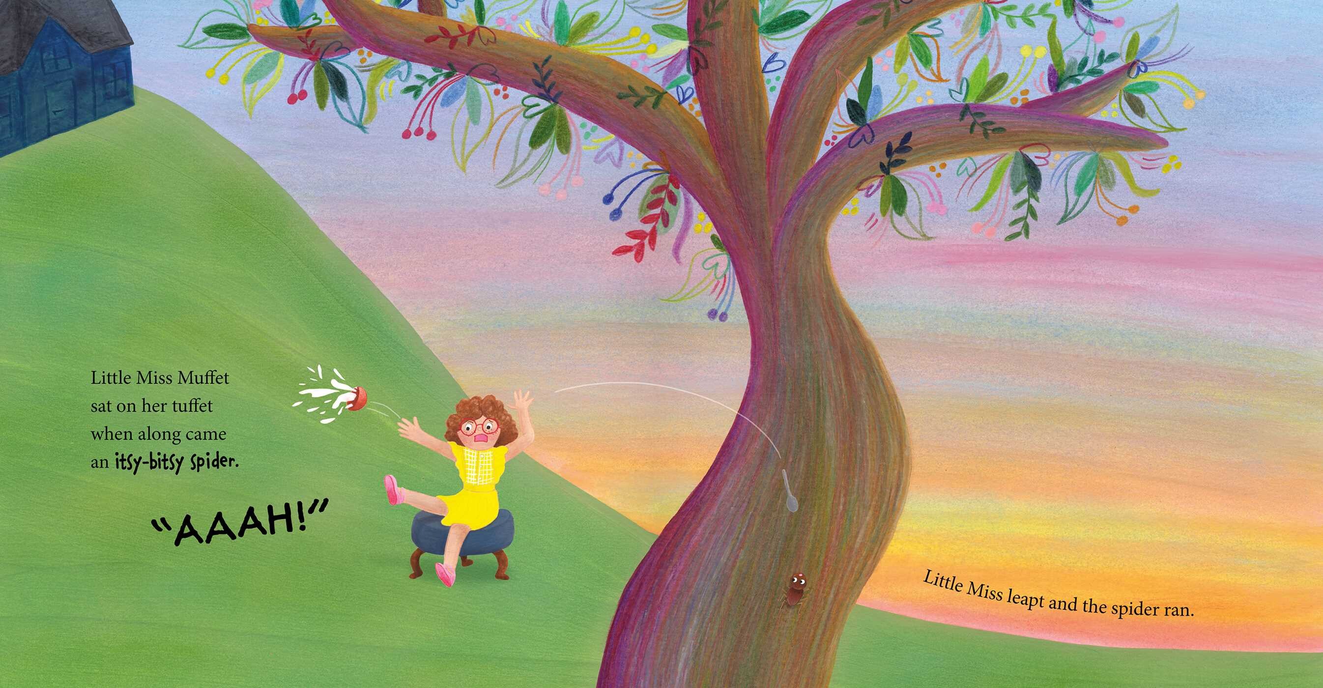 Little Miss Muffet Meets the Itsy-Bitsy Spider | Book by Bonnie Grubman ...