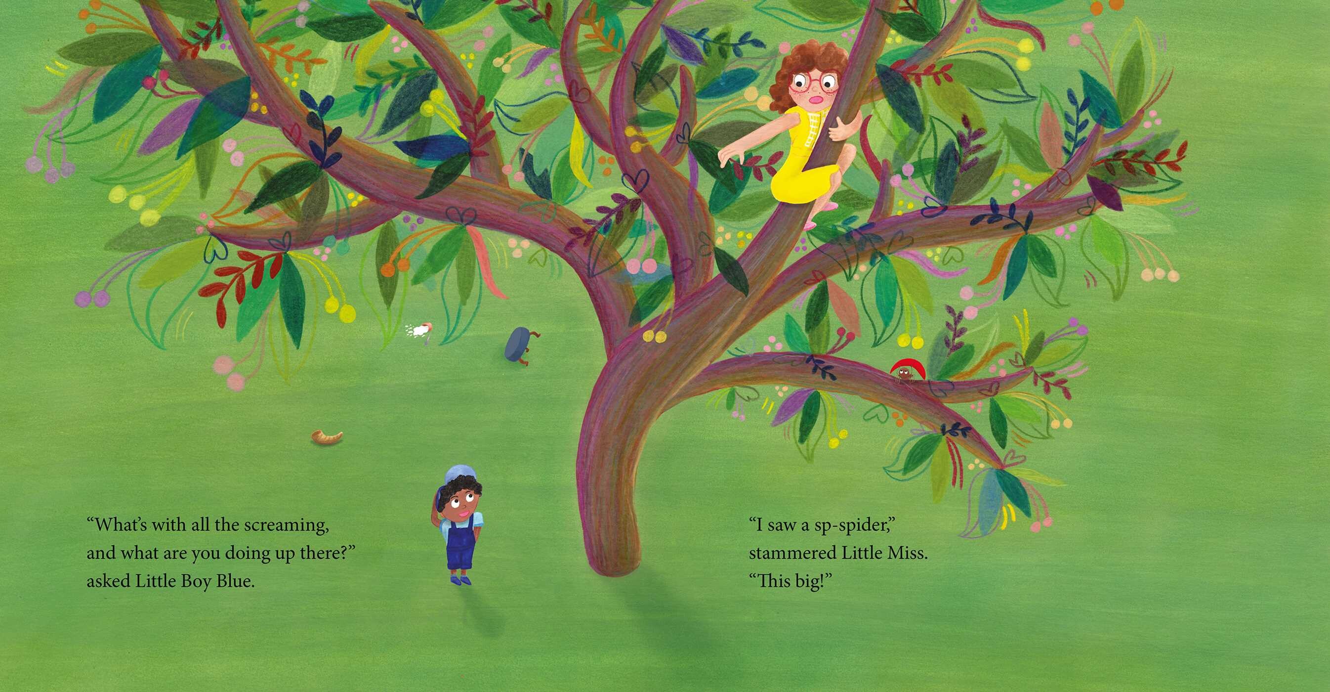 Little Miss Muffet Meets the Itsy-Bitsy Spider | Book by Bonnie Grubman ...