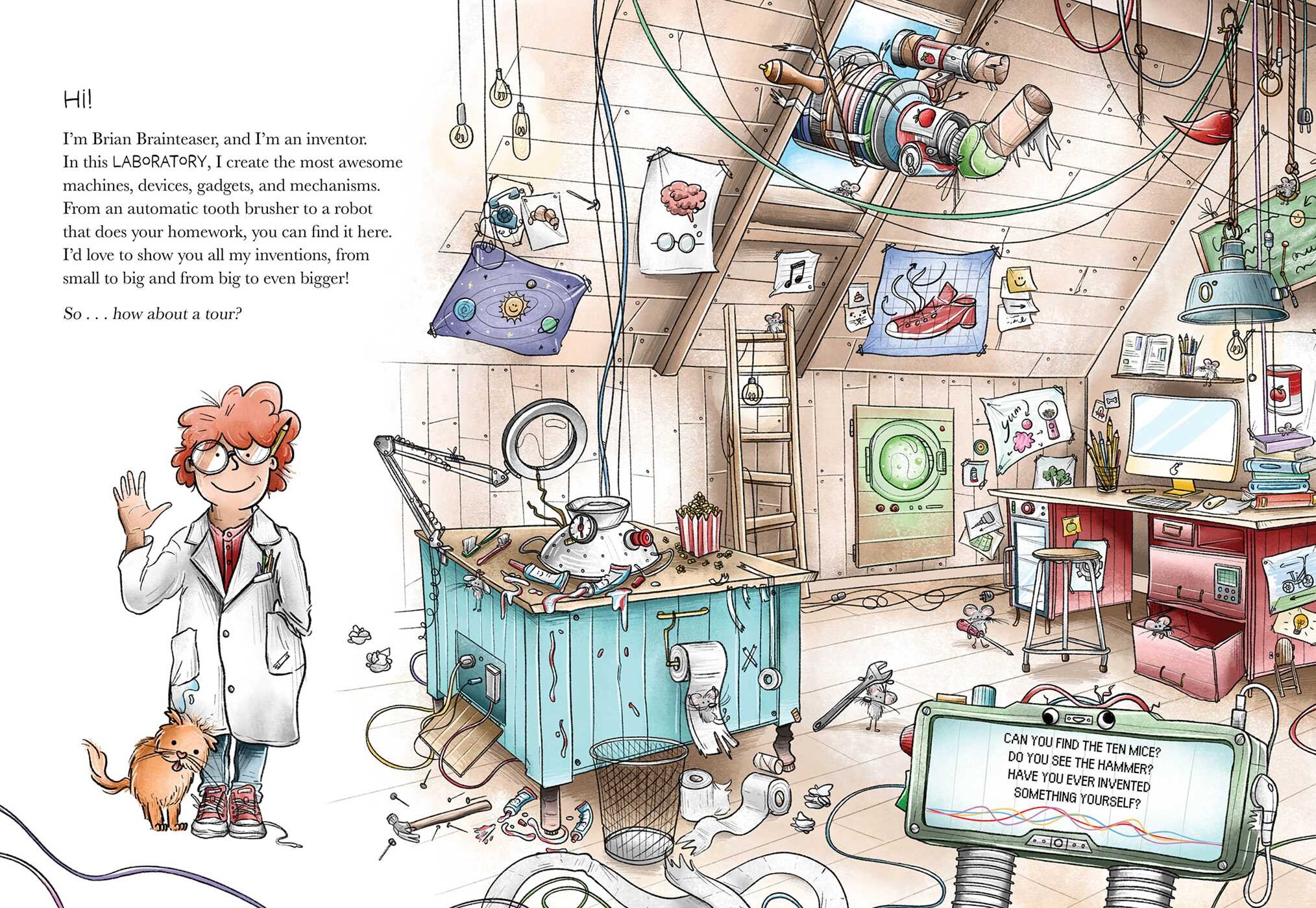 Brian Brainteaser's Brilliant Inventions | Book by Emma Zwart, Delano ...